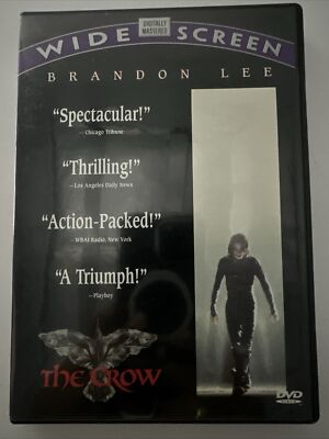 The Crow (DVD, 1998) w/ Insert Widescreen Edition, Brandon Lee En/Fr ...