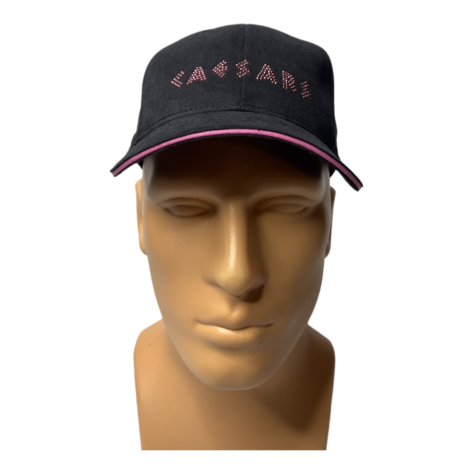 Las Vegas Caesars Palace Black Pink Rhinestones Adjustable Baseball Hat ...