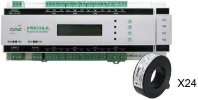DAE SMB350-UL-8-B Kit, 24-circuit electric Monitor / submeter, RS485 ...