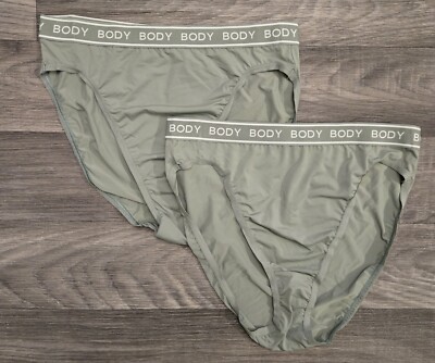 2 x Ex M S High Leg Body Collection Briefs in Sage 6 8 10 22 24 | eBay UK