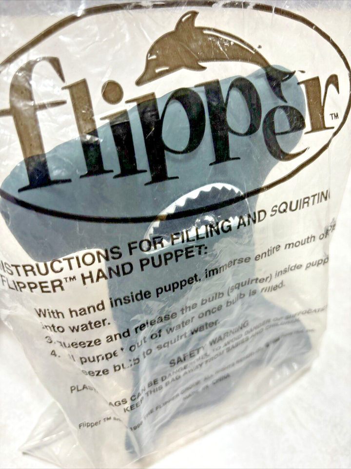 Hammerhead Shark from Flipper Movie Squirting Hand Puppet, Pizza Hut ...