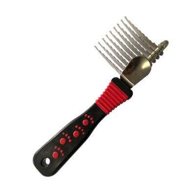 Comfort Pet Comb Rubber Dematting Comb Perfect Face Comb | eBay