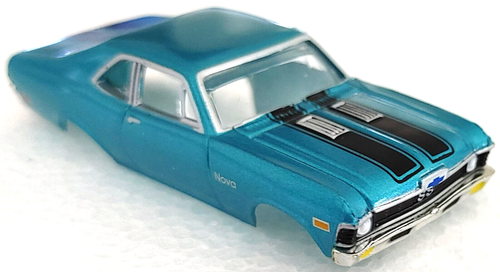 70 Chevy Nova SS Misty Turquoise JL ThunderJet HO BODY for AURORA ...