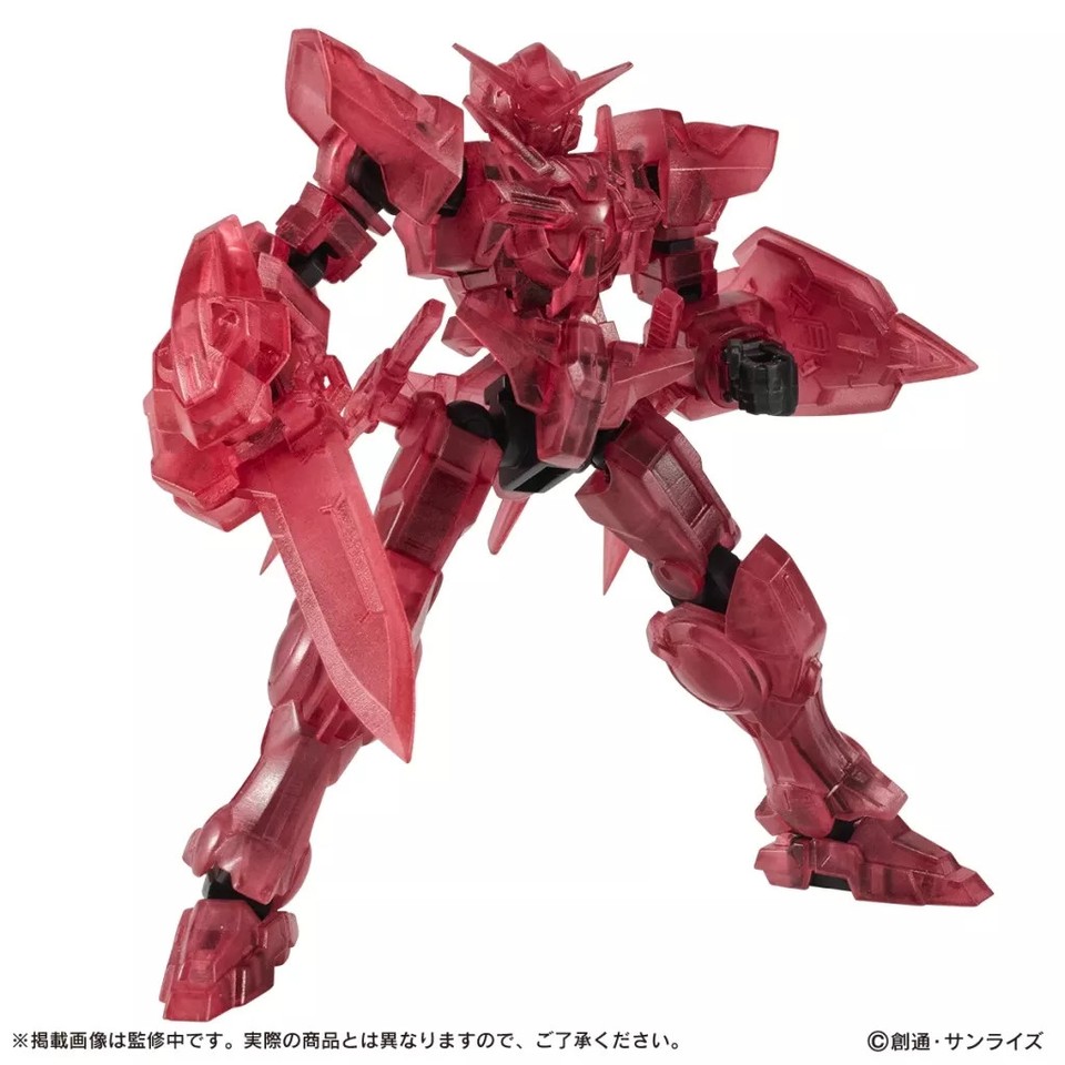 Mini Figure Gundam Exia Red Clear Ver. Mobile Suit Capsule Action | eBay