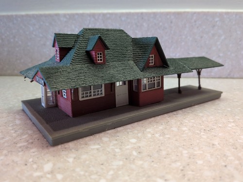 Vintage POLA N Scale Malden Station Model Building Train Built Railroad ...
