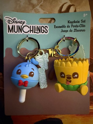 Disney Parks Munchlings Donald Duck And Pluto Keychain Bag Tag Set New ...