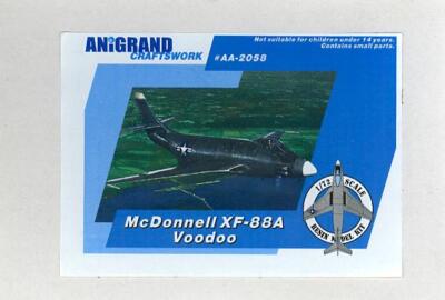 Anigrand Models 1/72 McDONNELL XF-88A VOODOO Fighter | eBay