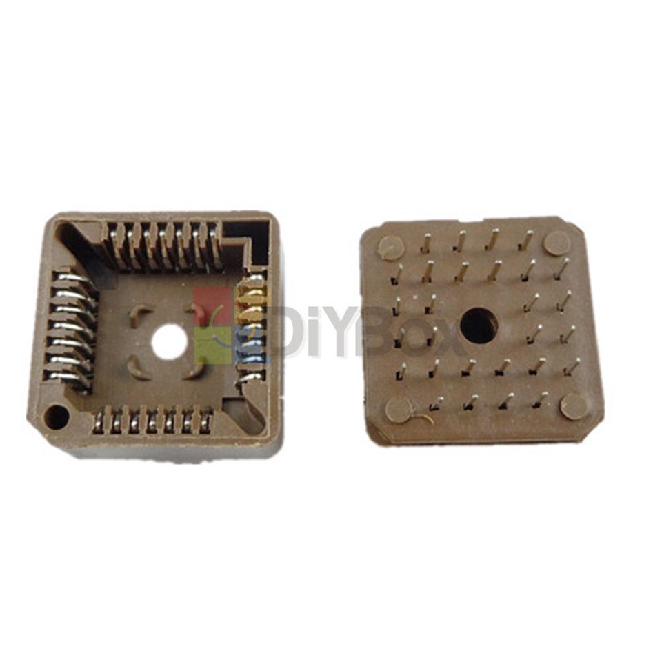 5PCS PLCC28 to DIP IC Socket Straight chassis 28 pins position s755 AU ...