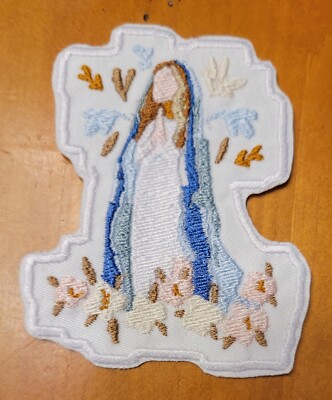 Hail Mary - Religious - Iron On Patch 10754 | eBay