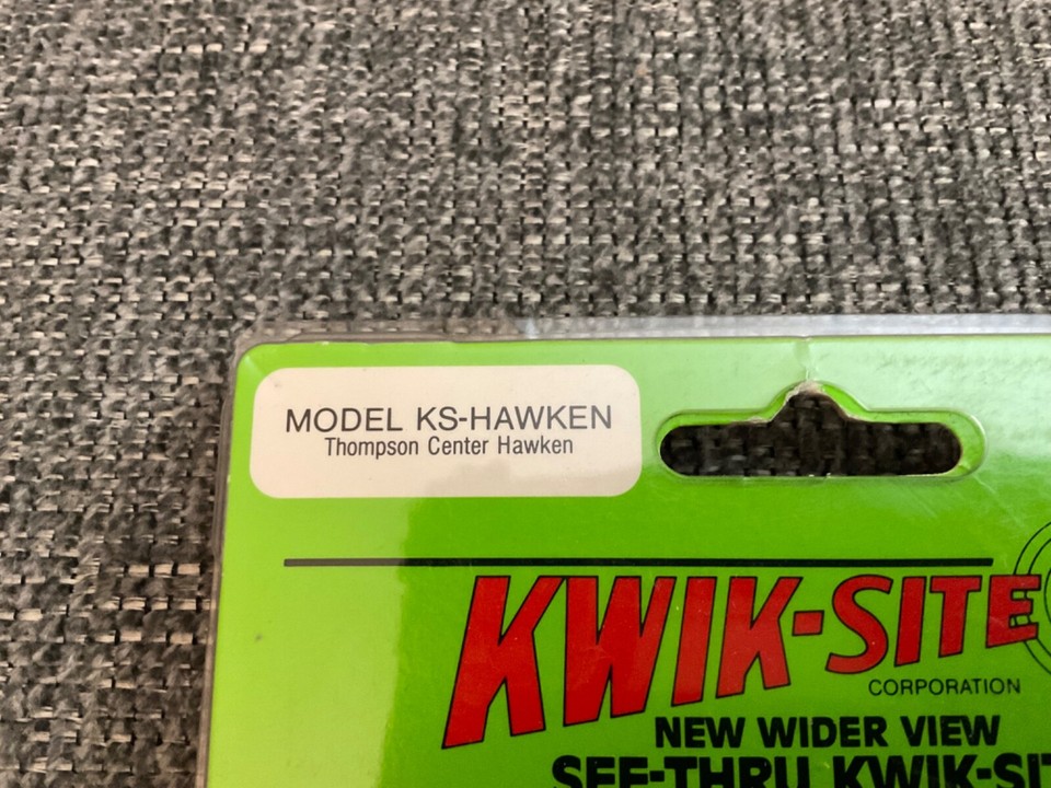 Kwik-site see thru 1" scope rings fits Tompson center hawken # KS ...