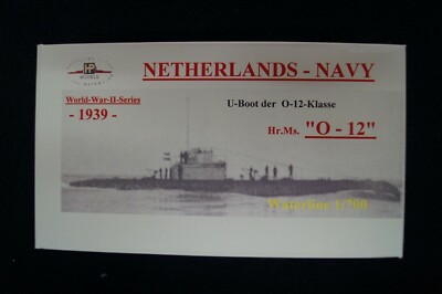 HP Models 1:700 WL niederländisches U-Boot der O-12 Klasse "O-12" -1939 ...