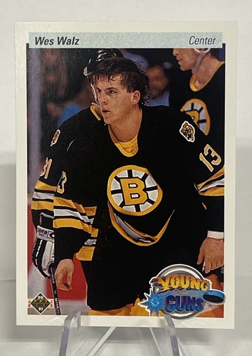 1990-91 Upper Deck #527 Wes Walz RC 1st Young Guns Pack Fresh 🏒🔥 | eBay