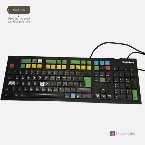 BLOOMBERG STB100 FINANCIAL TRADING & STOCK MARKET WIRED USB KEYBOARD ...