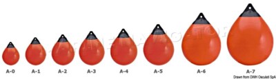 POLYFORM A5 Fender And Buoy Red/Blue Head | eBay