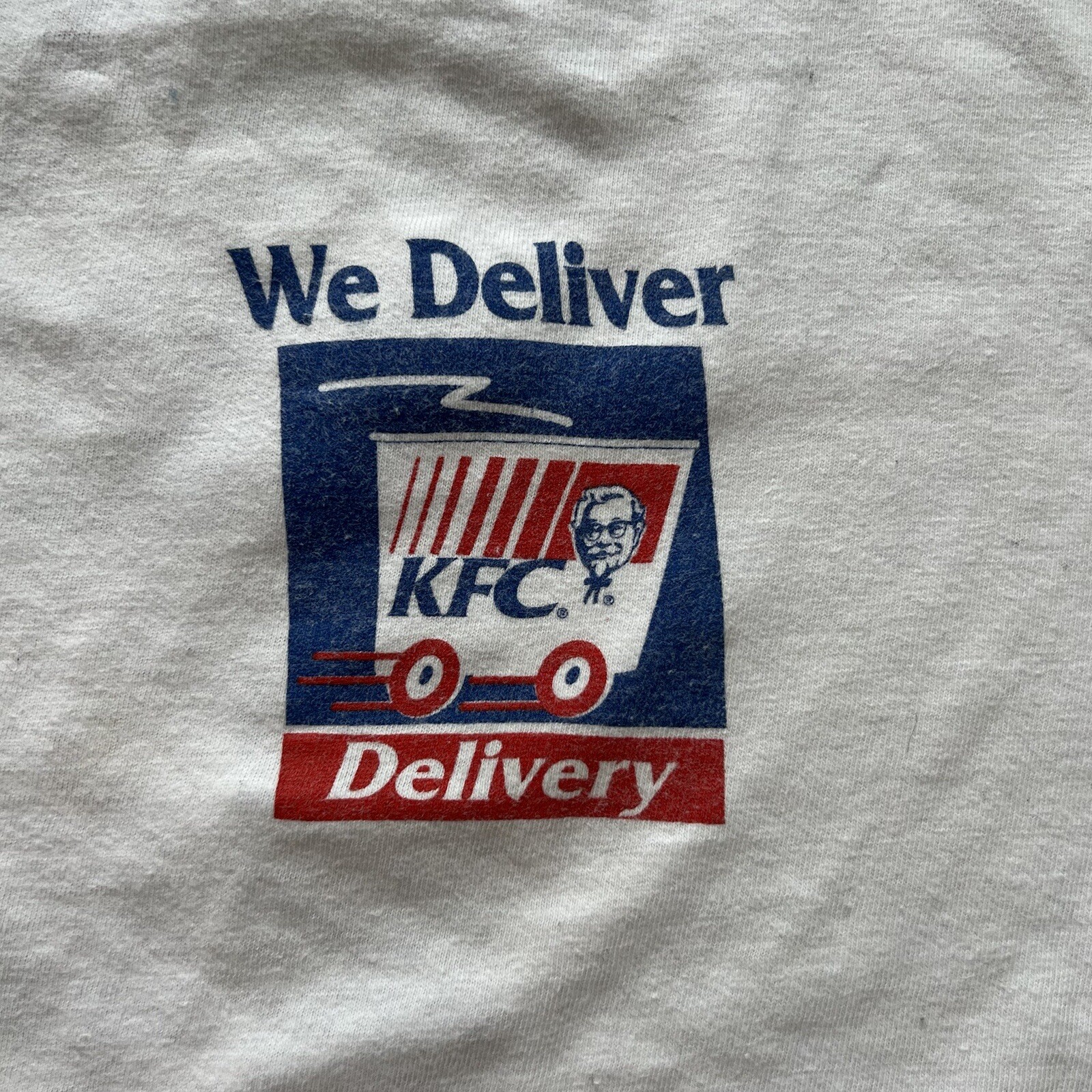 Vintage 90s KFC We Deliver single stitch tee - Gem