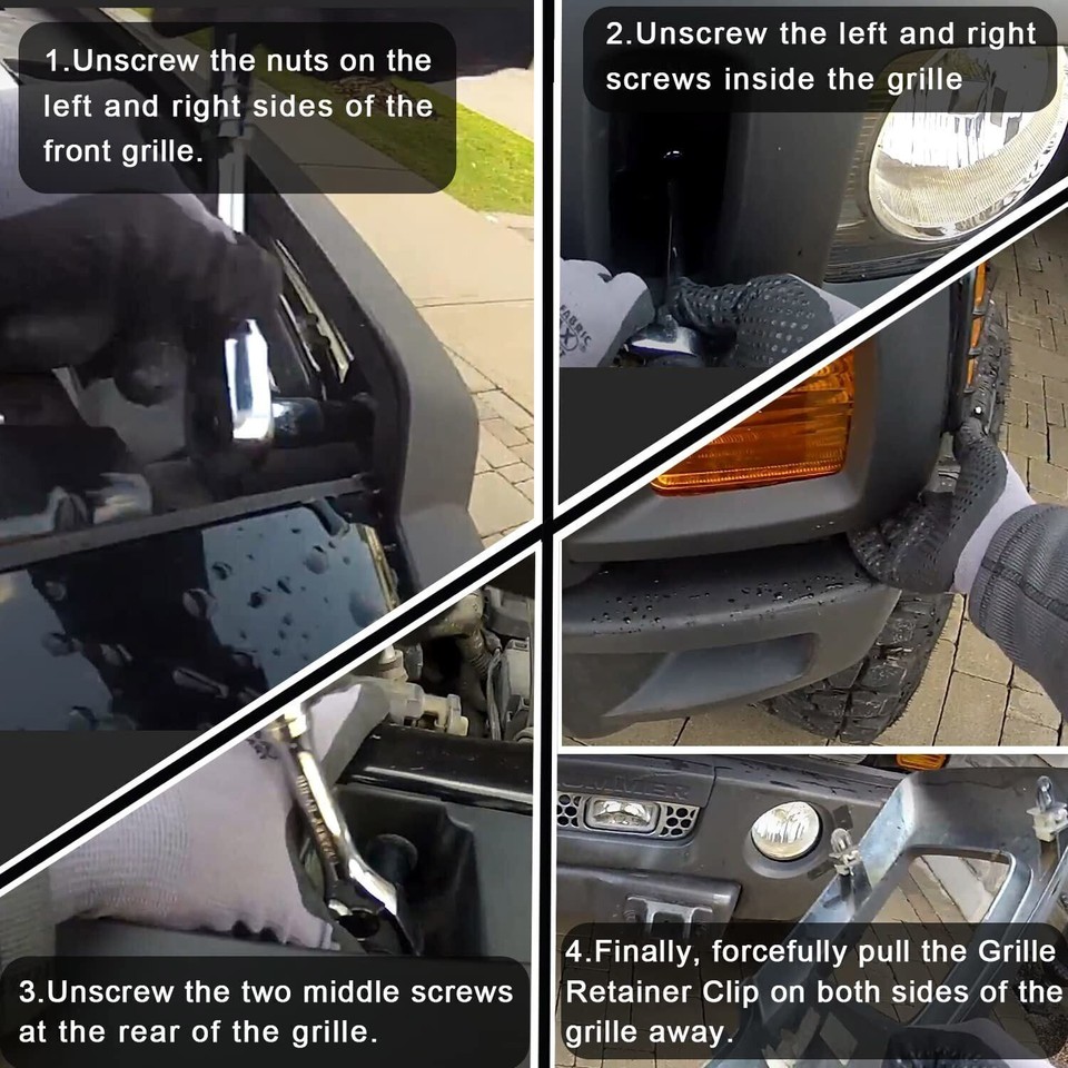 11561829 Grille Retainer Clip for Hummer H3 2006-2010 H3T 2009-2010 ...