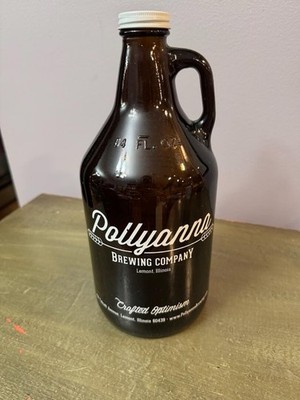 Pollyanna Brewing 64 Fl Oz Empty Glass Beer Growler Lemont Illinois | eBay