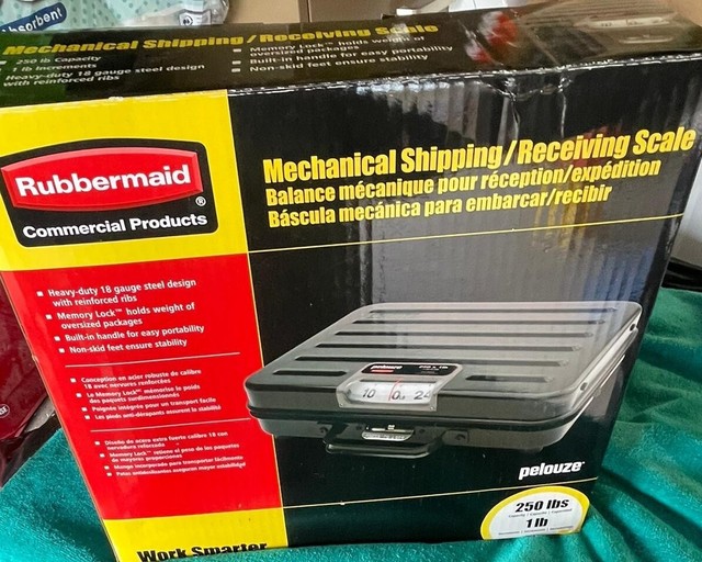 Rubbermaid FGP250S Briefcase Style 250 LB Receiving Scale for sale ...