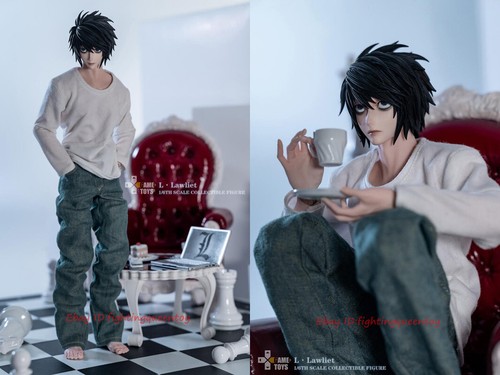 GAMETOYS GT-007 L·Lawliet 1/6 Action Figure DEATH NOTE Joint Body ...