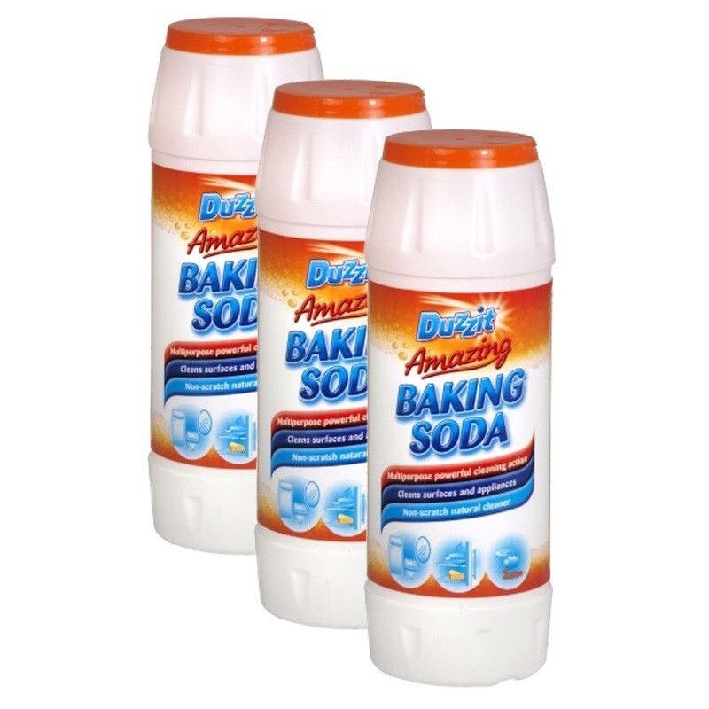 3 x BAKING SODA 500G DUZZIT BAKING POWDER PURE BAKING SODA FOR CLEANING ...