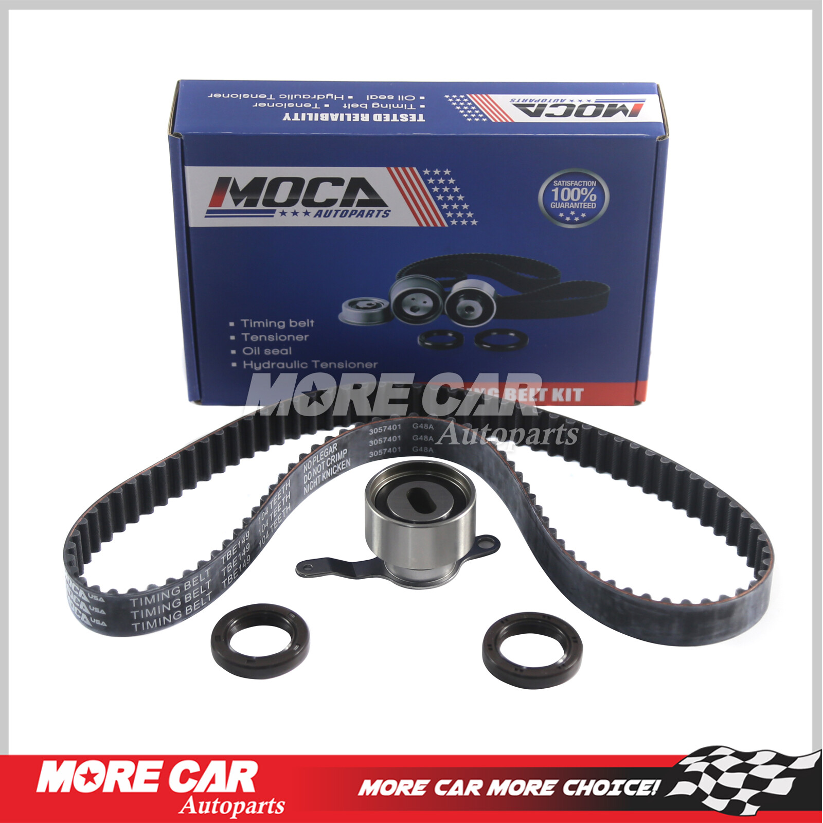 Timing Belt Kit Fit 92-00 Honda Civic del Sol Vtec 1.6L Engine D16 ...