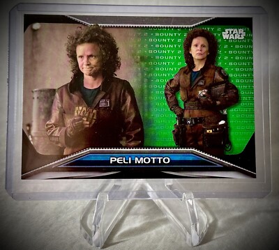 2021 STAR WARS - PELI MOTTO - #’d /99 Topps Bounty Hunters Green ...