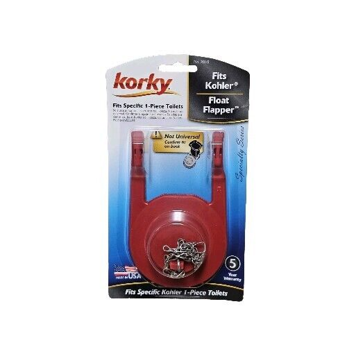 Korky 2010BP Rialto Float Flapper for Kohler Toilet Repairs, 2" FREE ...