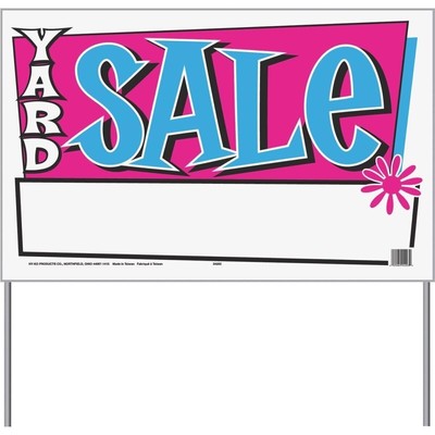 Hy-Ko 26X16 Yard Sale Bag Sign | eBay