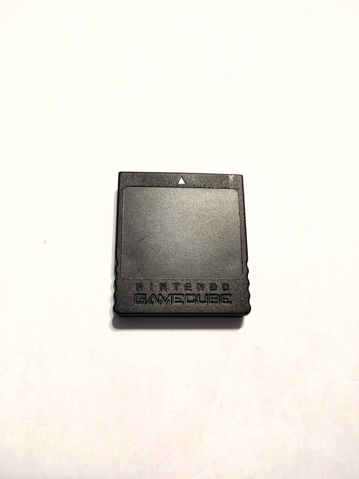 Official Nintendo GameCube Black Memory Card 251 Blocks DOL-014 Genuine ...