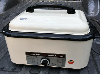 Hamilton Beach 527-2 Roaster Oven vintage 18 qt quart slow cooker roast ...