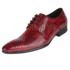 Mens Cow Leather Shoes Snake Pattern Dress/Formal Genuine Leather Shoes ...