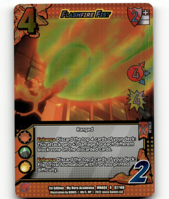 UniVersus Flashfire Fist League of Villains 1st Edition Rare | eBay