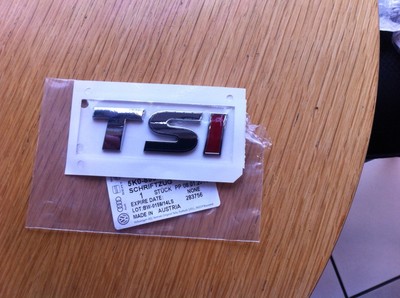 Genuine VW TSI RED I Badge Golf GT | eBay UK