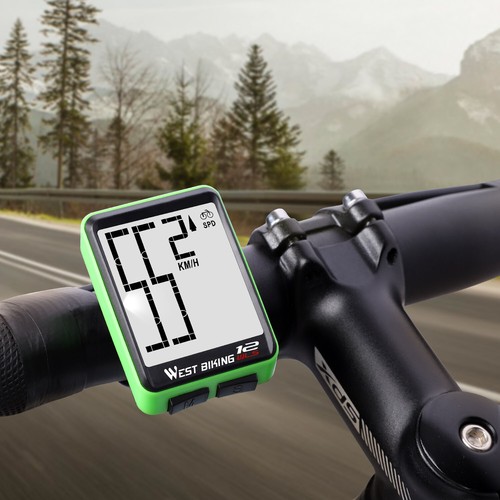 WEST BIKING Wireless GPS Bike Computer Odometer Speedometer Bicycle ...