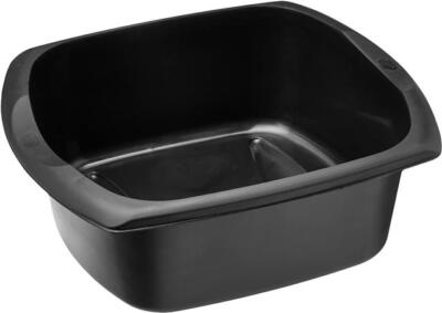Addis Plastic Washing Up Bowl Basin Rectangular shaped Soft Black 9.5 ...