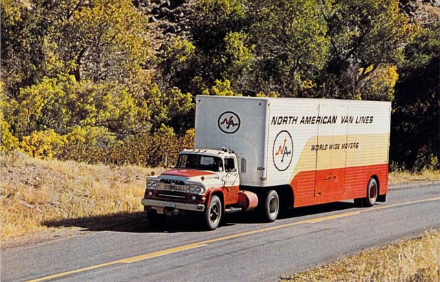 Early 1960's DODGE Semi Tractor Trailer -North American Van Lines ...