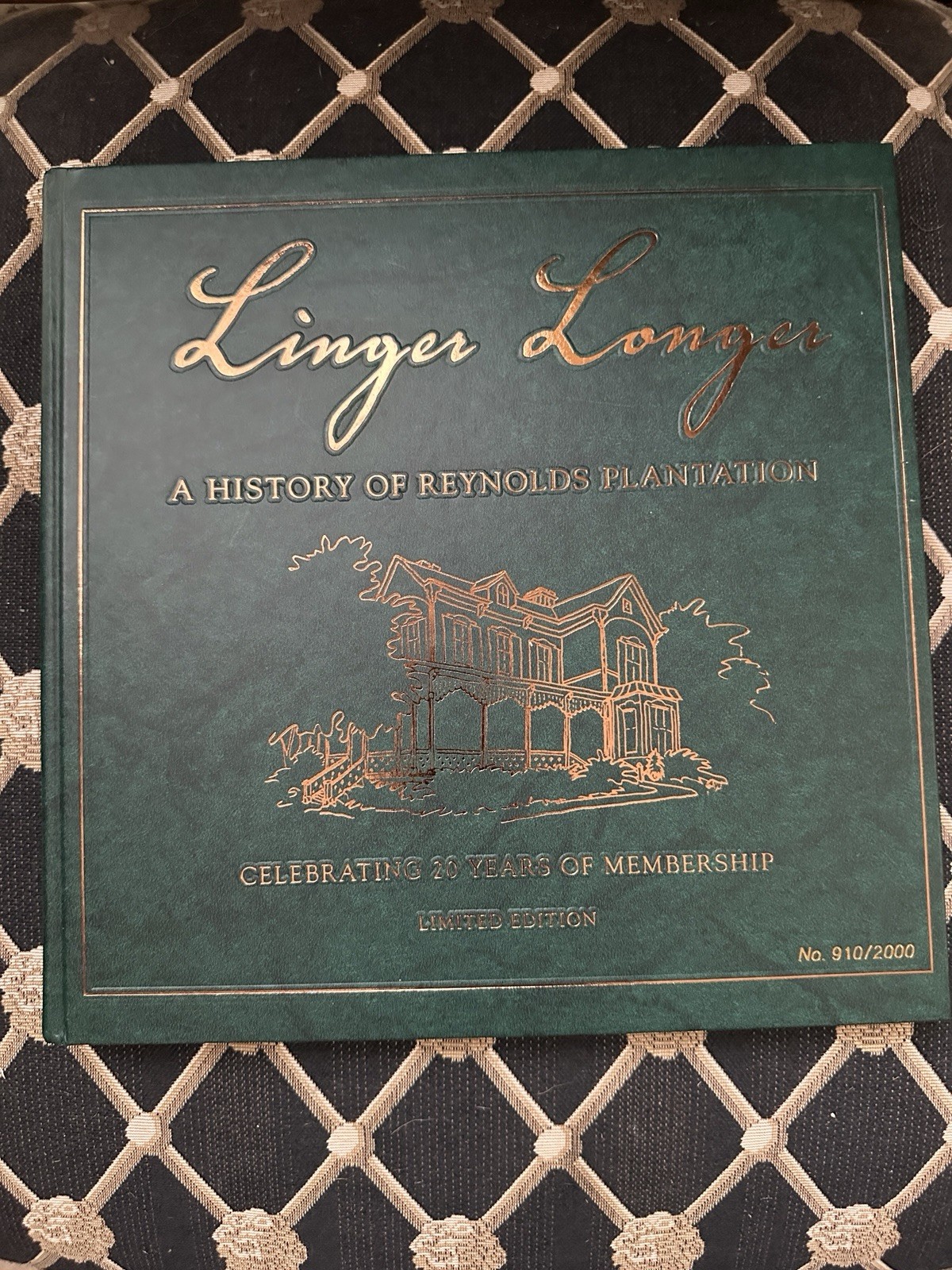 Linger Longer Reynolds Plantation LIMITED EDITION Book #910/2000 Rare ...