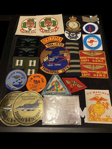 Vietnam Era Named USMC Aviators Patches, Helmet Decals, Flight Jacket ...