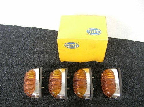 1 PORSCHE 906 HELLA K12642 2254 TURN SIGNAL AMBER INDICATOR LIGHT LAMP ...