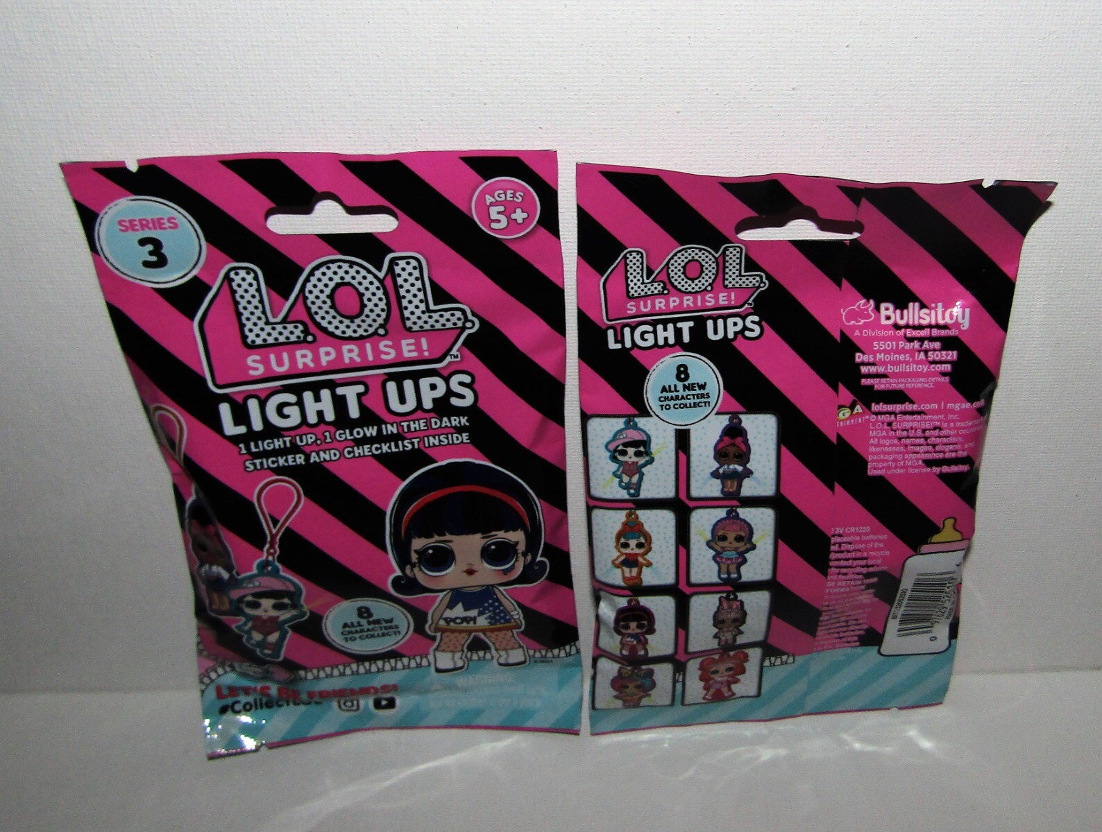 LOL SURPRISE SERIES 3 LIGHT UPS LETS BE FRIENDS LOT OF (2) RANDOM BLIND ...
