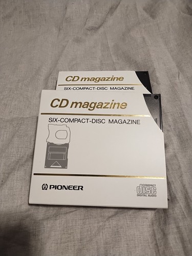 Pioneer Six Compact Disc CD Magazine Cartridges PRW 1023 Sleeve Home ...