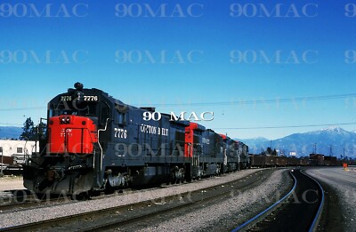 COTTON BELT-SSW. GE B30-7 #7776. Colton (CA). Original Slide 1987. | eBay