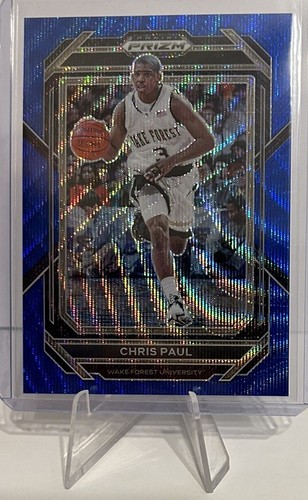 CHRIS PAUL 2023-24 Panini Prizm Draft Blue Wave Prizm CARD#71 #D236/249 ...