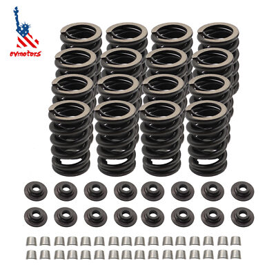 US Valve Springs Kit w/Steel Retainers HD Locks For Chevrolet SBC 327 ...