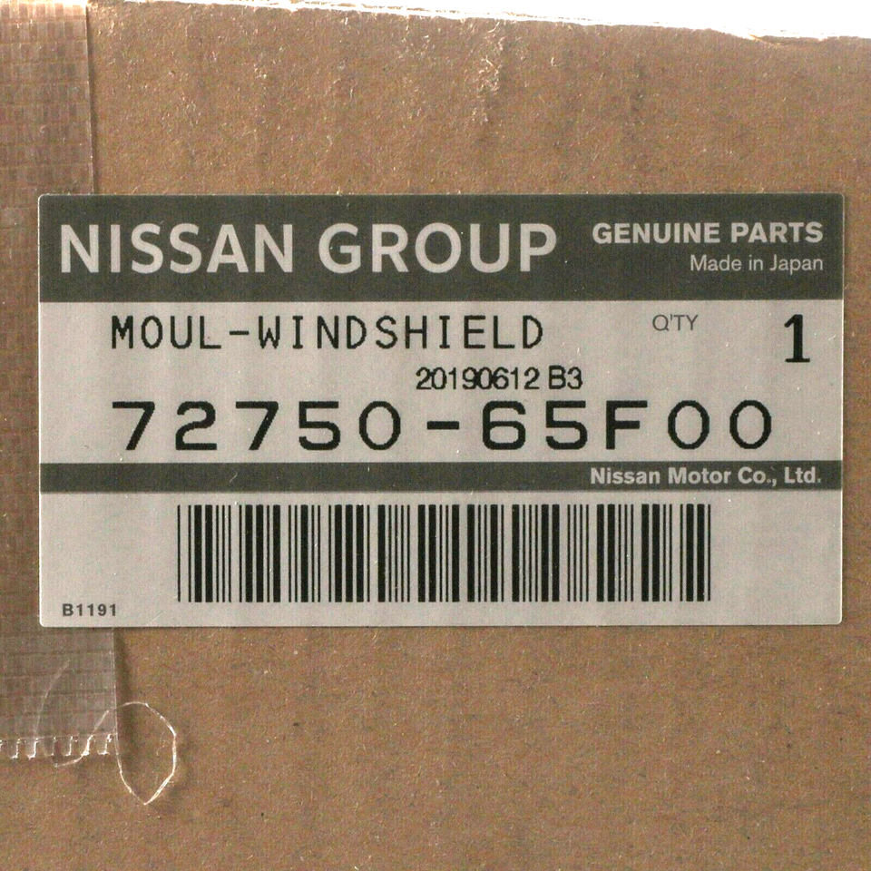 Nissan 1995-1998 240SX Windshield Reveal Molding 72750-65F00 OEM ...