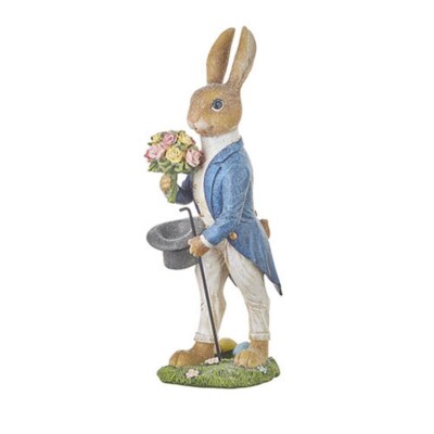Raz Imports Storybook Spring 12.5" Dapper Rabbit | eBay