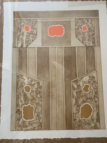 Lawrence P. Lerfald Limited Edition 1974 Signed Numbered Print "Phoenix ...