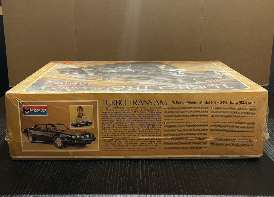 MONOGRAM 1980 Pontiac Turbo Trans Am 1/8 Scale Model Kit factory Sealed | eBay