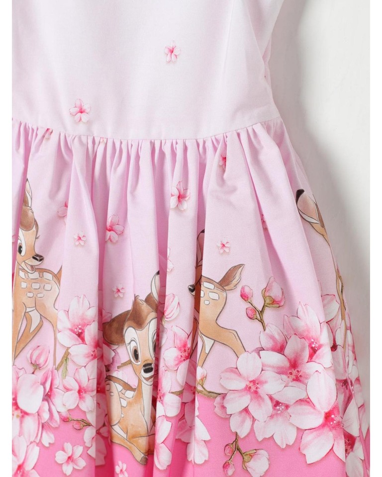 Monnalisa Bambi Cherry Blossom Dress Kids Pink Dresses | eBay