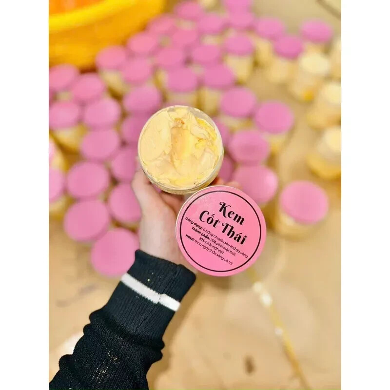 1X Original KEM COT THAI 250g Kem Body Cốt Thái Rỉ Dầu Vàng Nắp Hồng ...